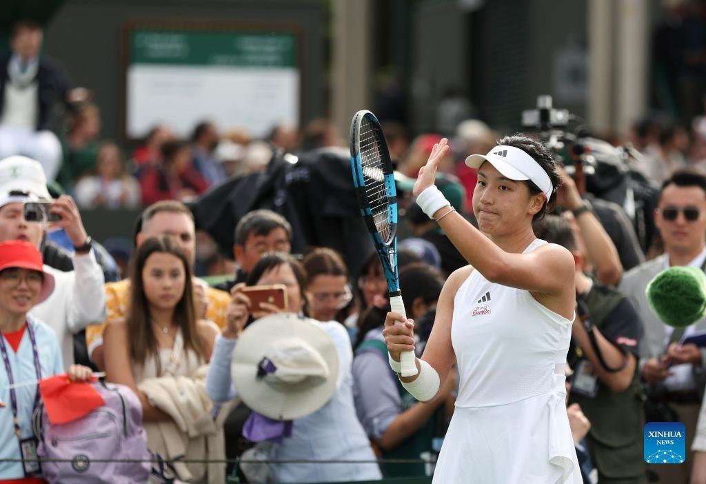 Wimbledon: China's Wang reaches 2nd round, Zheng ousted