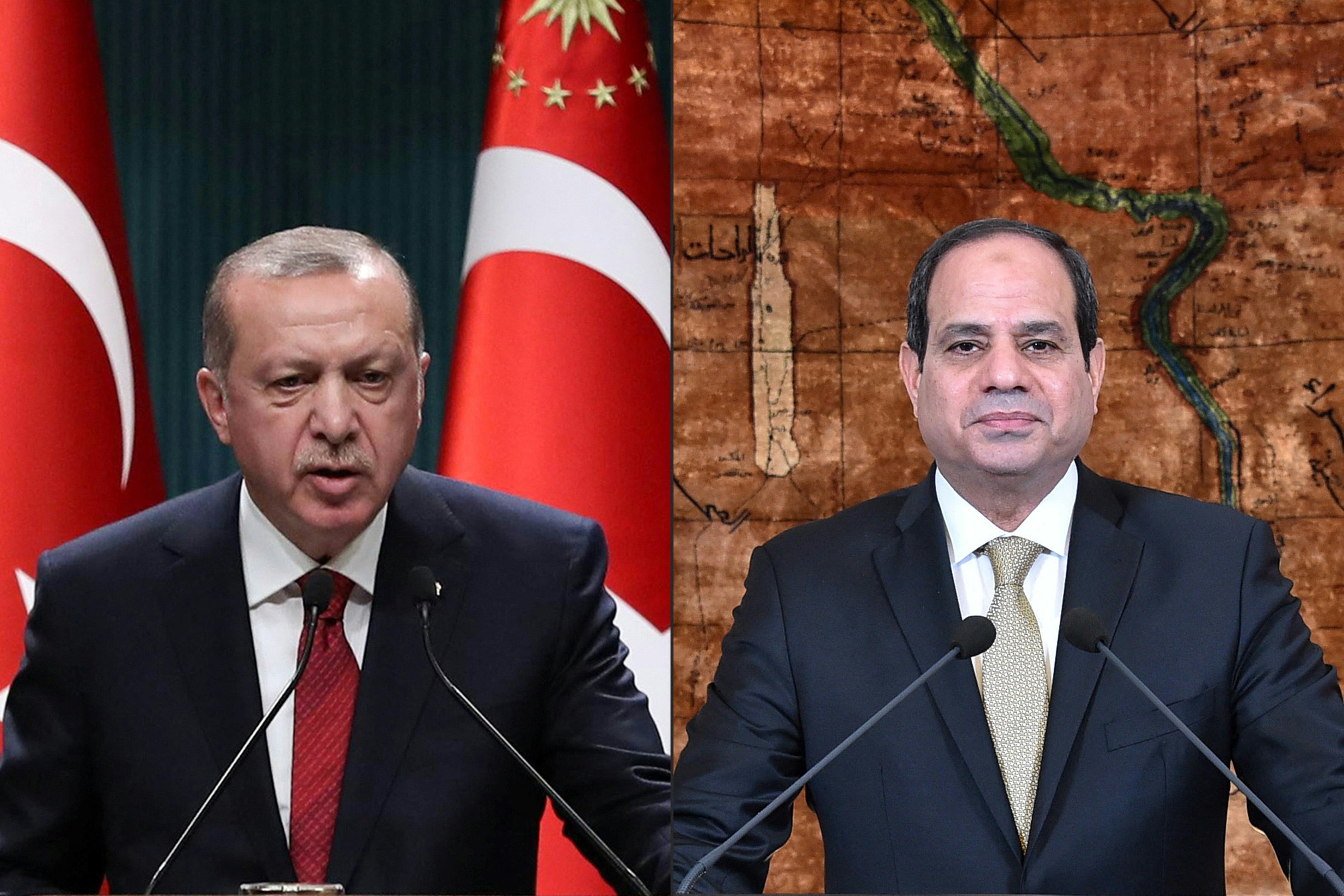 Egyptian, Turkish presidents hold historic meeting