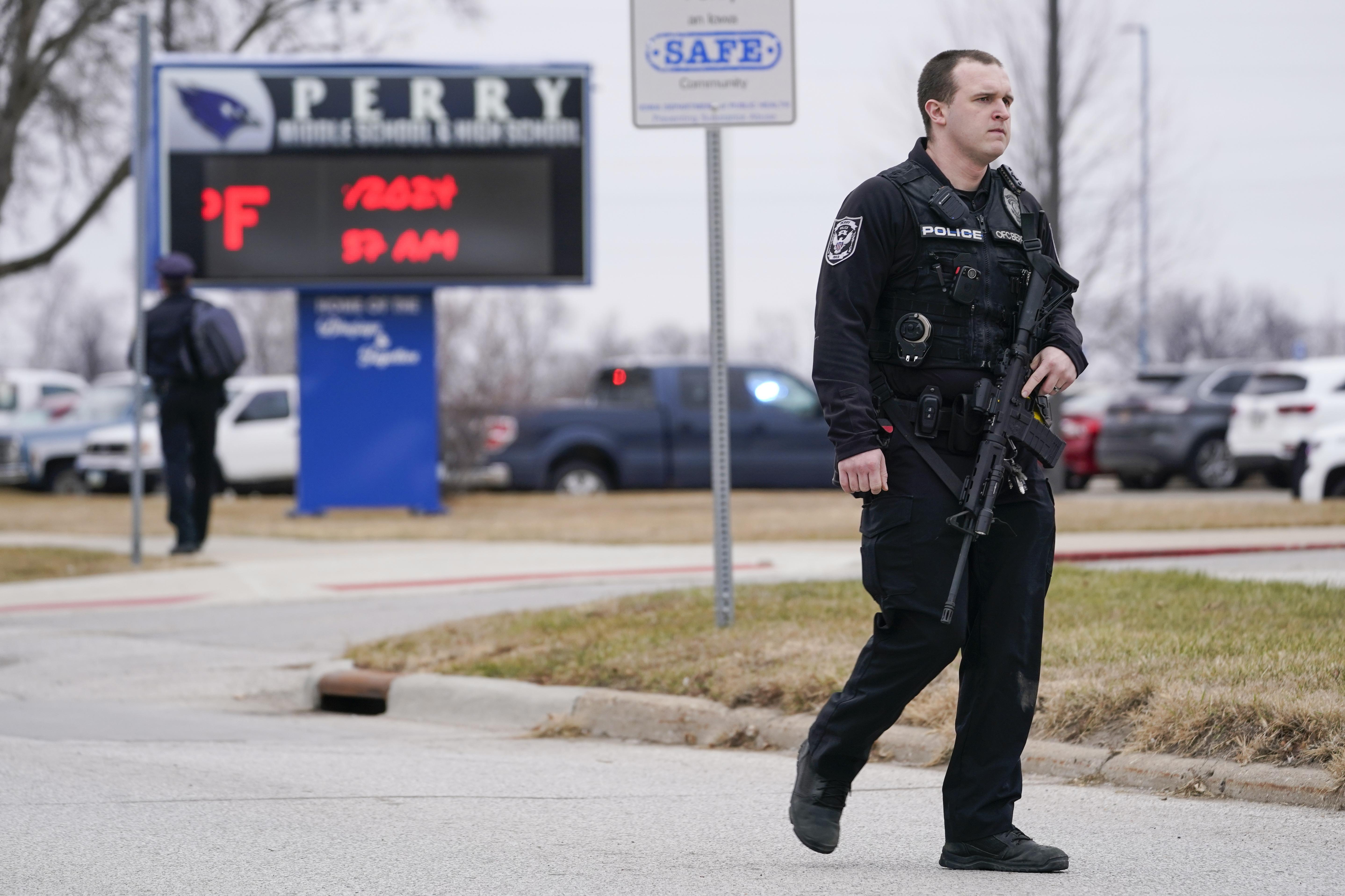 Sixth-grade student killed in Iowa school shooting, suspect dead