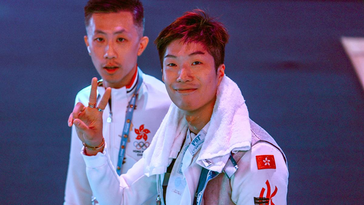 HK fencing legend makes his point