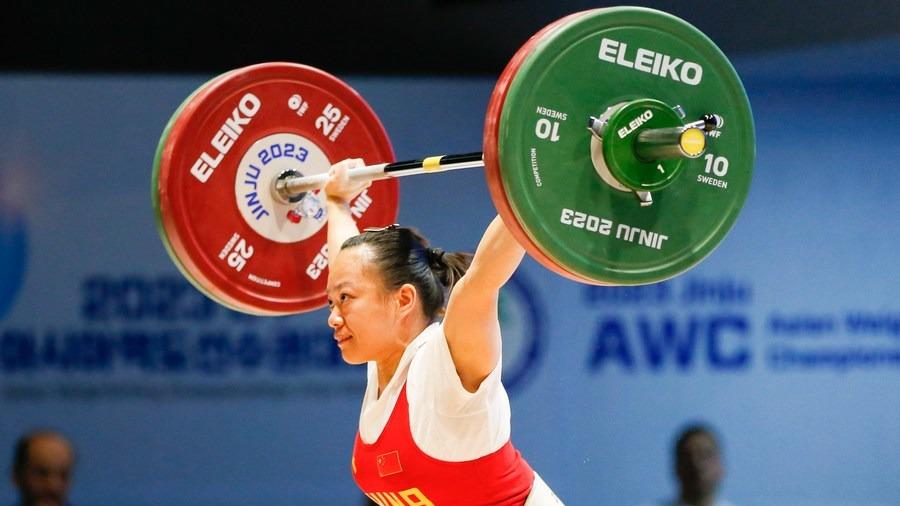 China wins first golds at Asian Weightlifting Championships