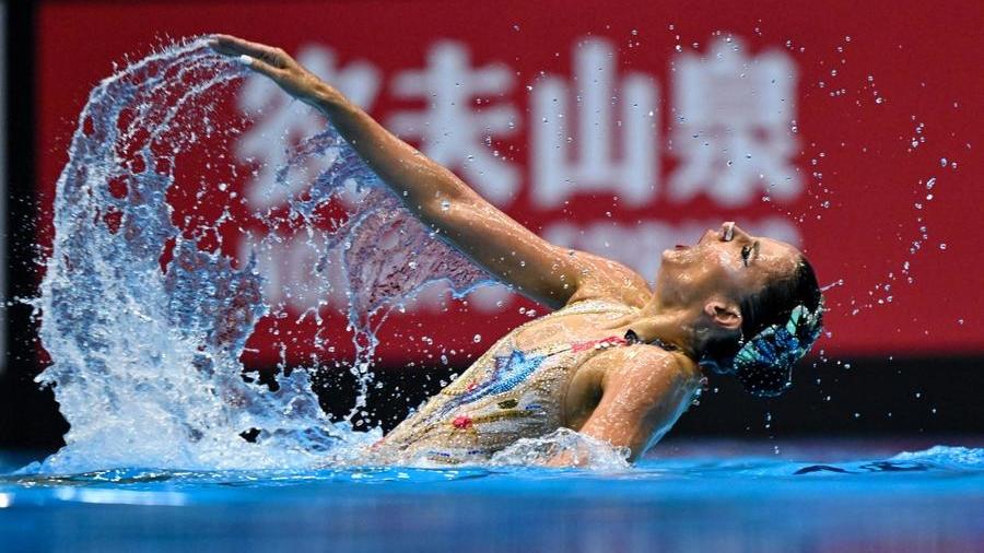 Artistic swimming's new rules bring varied results at worlds