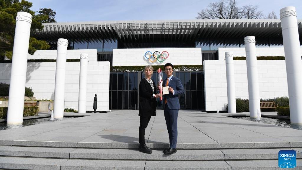 Original Olympic Rings image donated to Olympic Museum