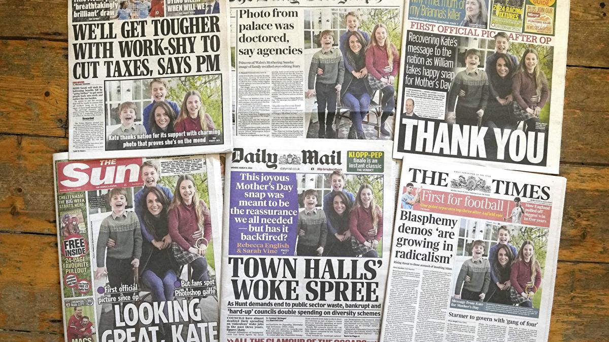 UK's Kate apologizes for 'any confusion' photo edit