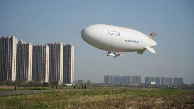 China-developed AS700 manned airship makes first ferry flight