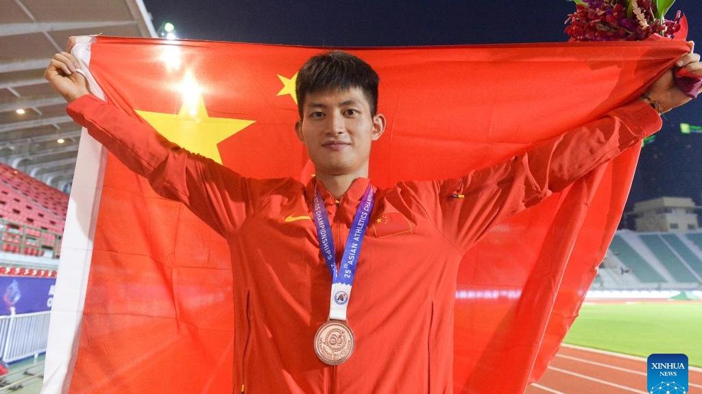 China wins men's discus gold at Asian Athletics Championships