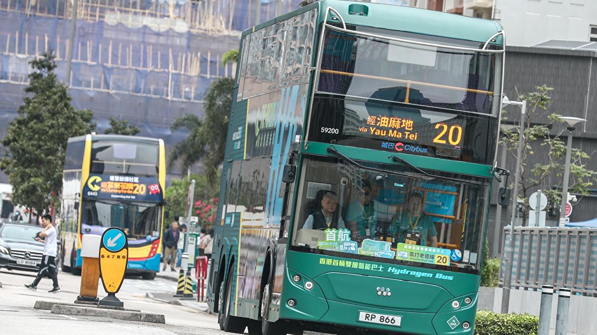 Hong Kong’s first hydrogen bus hits the road
