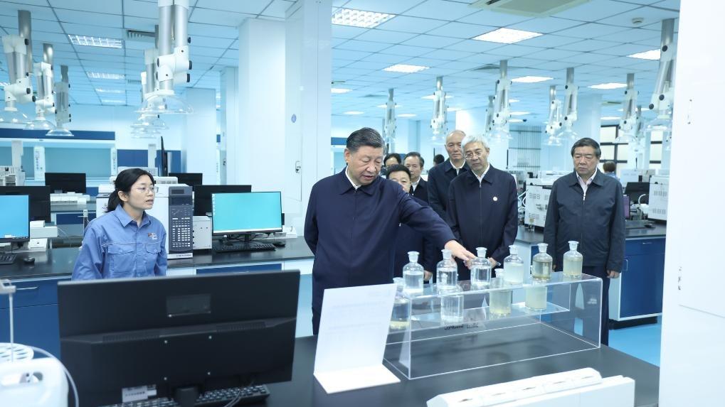 Xi inspects Jiujiang in East China's Jiangxi province