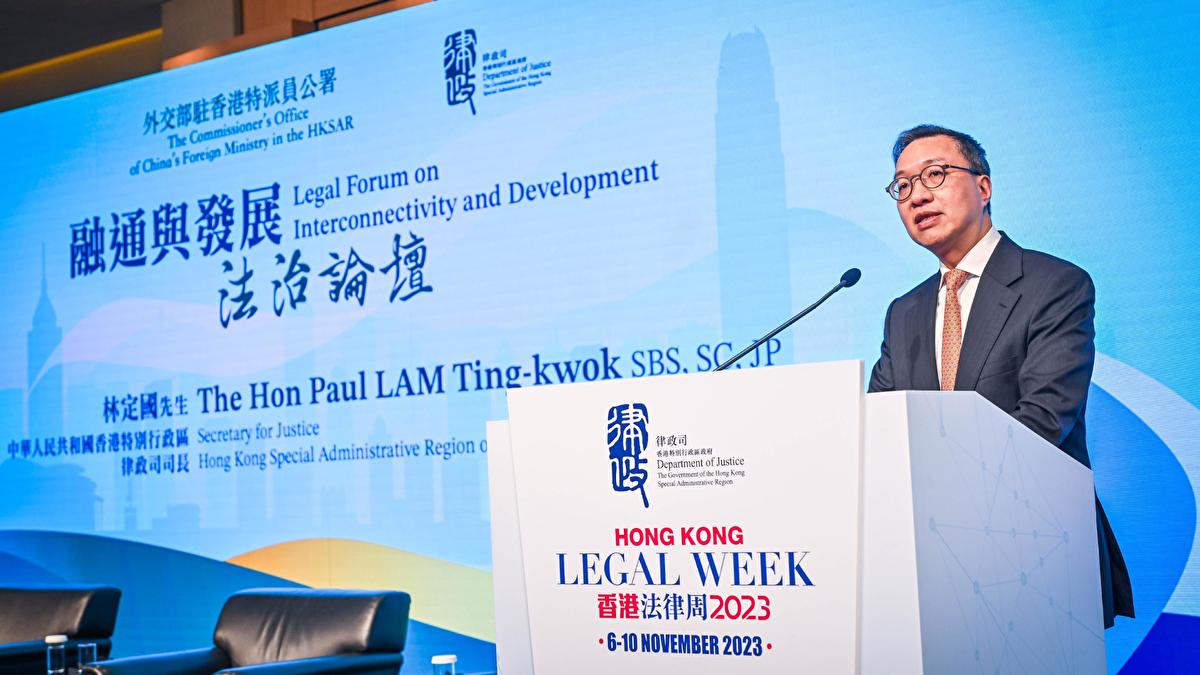 Justice secretary: Hong Kong firm on upholding rule of law