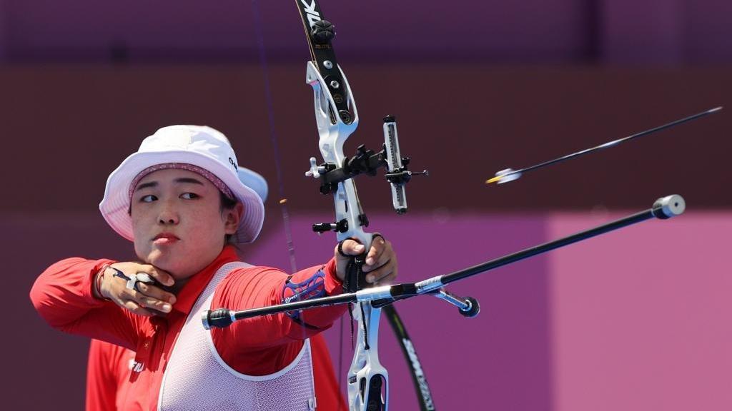 China takes recurve women's team silver at archery World Cup