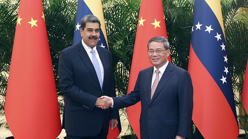 Chinese premier meets with Venezuelan president