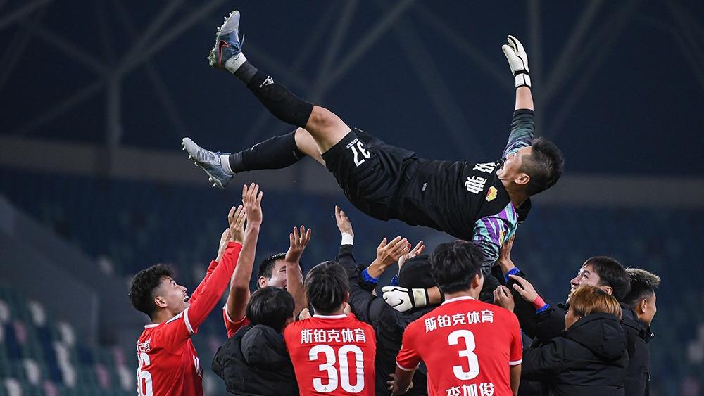 Minnows score big with shock soccer victory