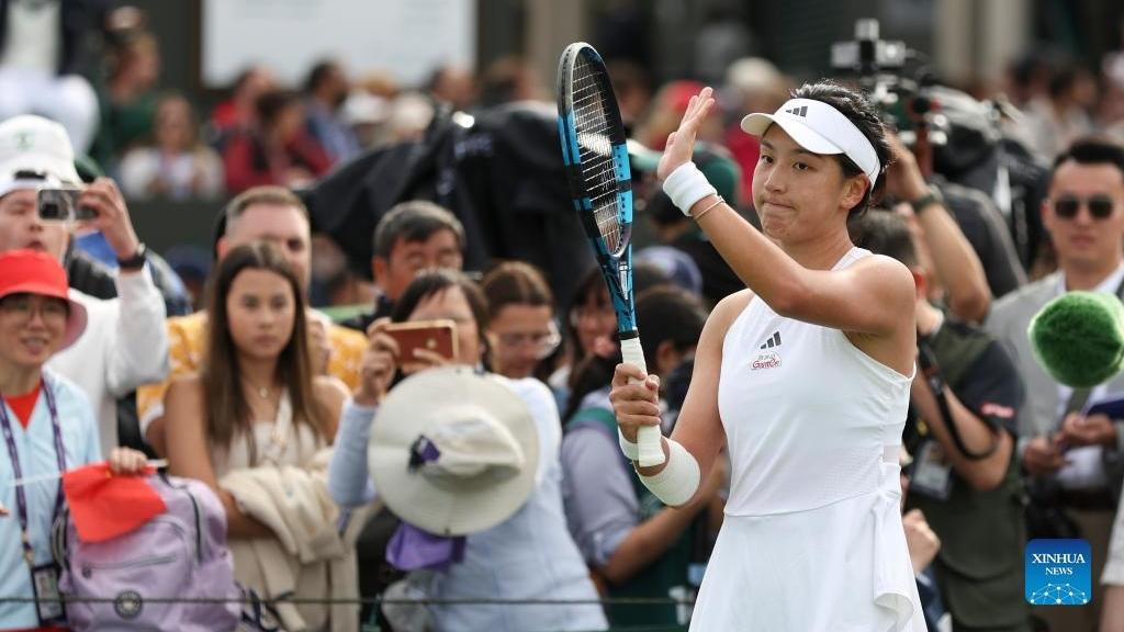 Wimbledon: China's Wang reaches 2nd round, Zheng ousted