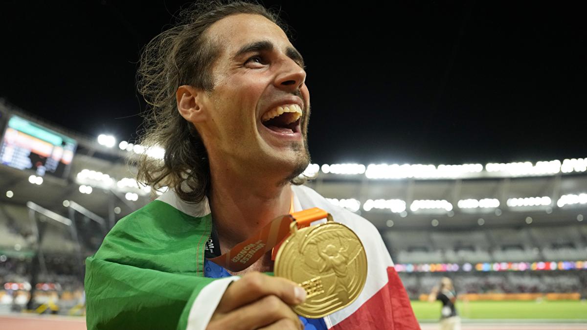 Italian Tamberi wins thrilling world championship high jump final
