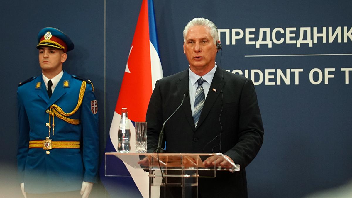 Cuban president denounces US embargo's damage to economy