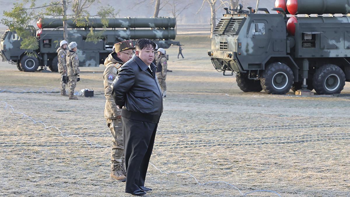 DPRK top leader guides 'super-large' rocket launcher firing drill