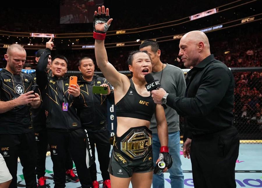 China's Zhang Weili defends world title at UFC 292