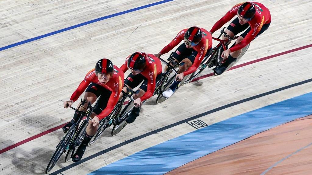 China, other three countries win golds at UCI Track Nations Cup