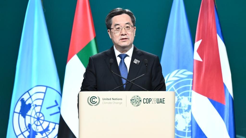 COP28: Chinese vice-premier calls for green, low-carbon future