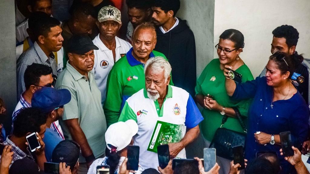 Xanana Gusmao's party leads in Timor-Leste's election