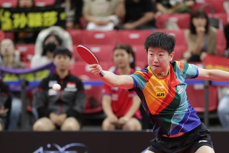 Asian table tennis: China secures women's singles title
