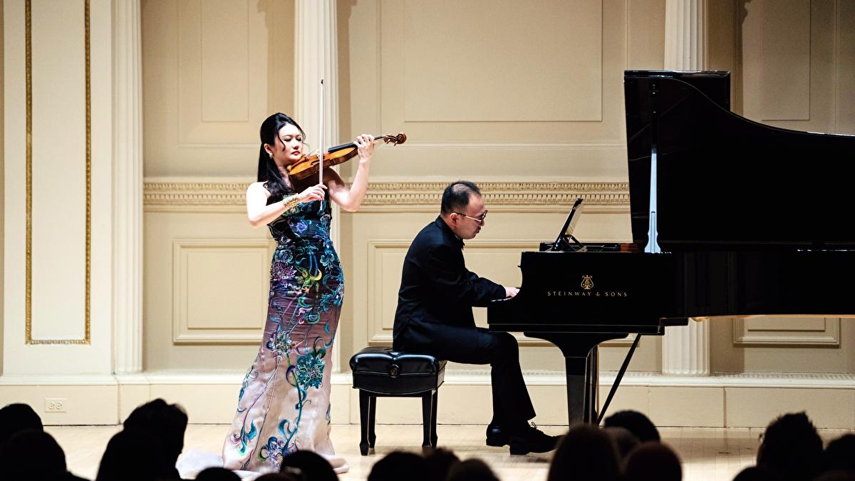 Violinist hits perfect note with Carnegie ovation