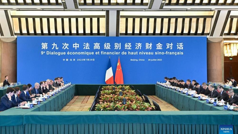 China, France vow to promote ties, cooperation