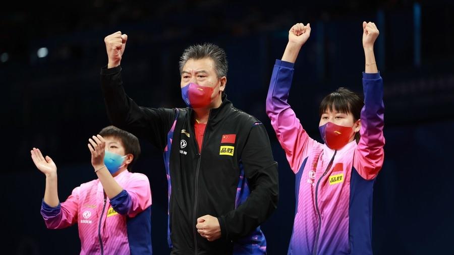 China coach eyes win in every match at WTTC Finals