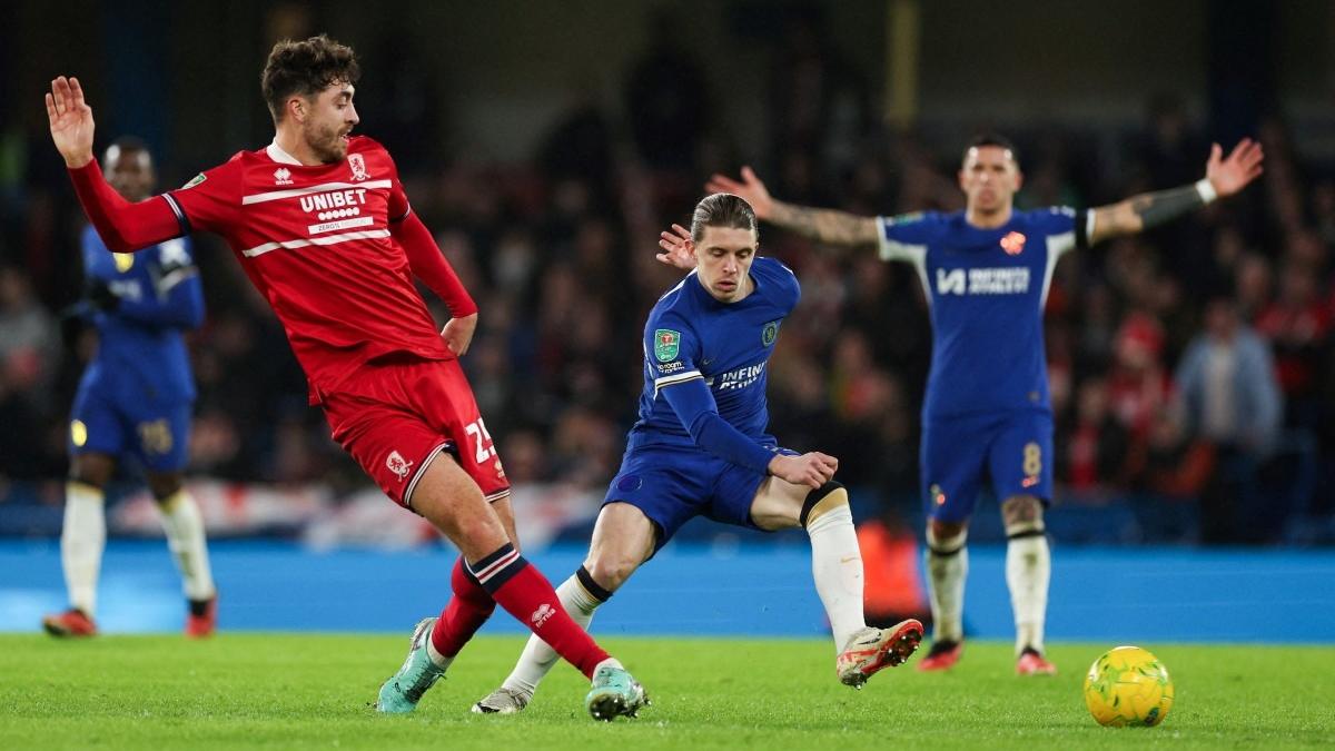 Chelsea thrash Middlesbrough 6-1 to reach League Cup final