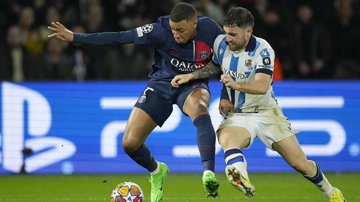 Mbappe and Barcola hand PSG 2-0 win over Real Sociedad