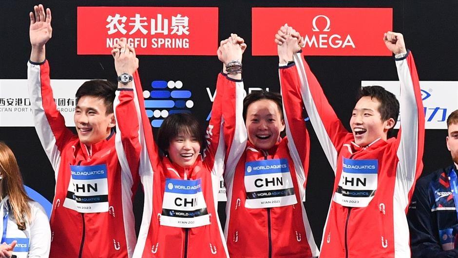 China sweeps 9 golds at Diving World Cup in Xi'an