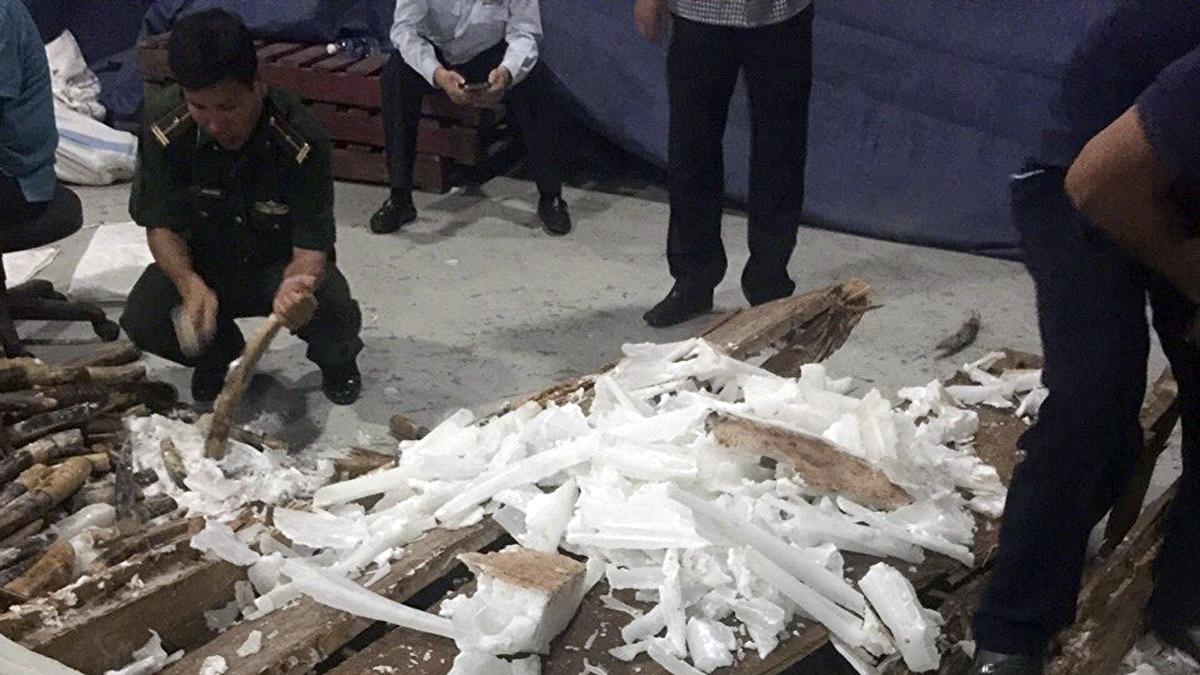 Vietnam seizes 600 kg of ivory smuggled from Africa