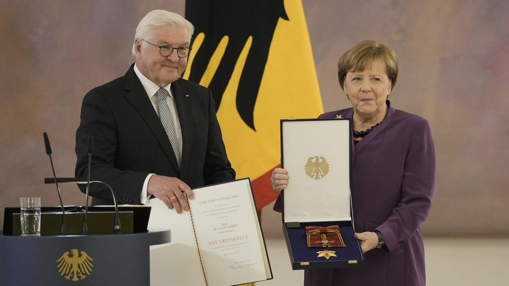 Merkel awarded with highest German honor