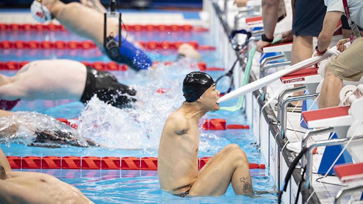 Disabled swimmer revels in golden Games