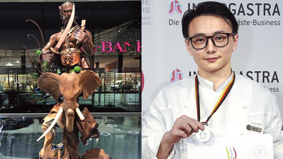 Chinese pastry chef wins silver at global culinary competition