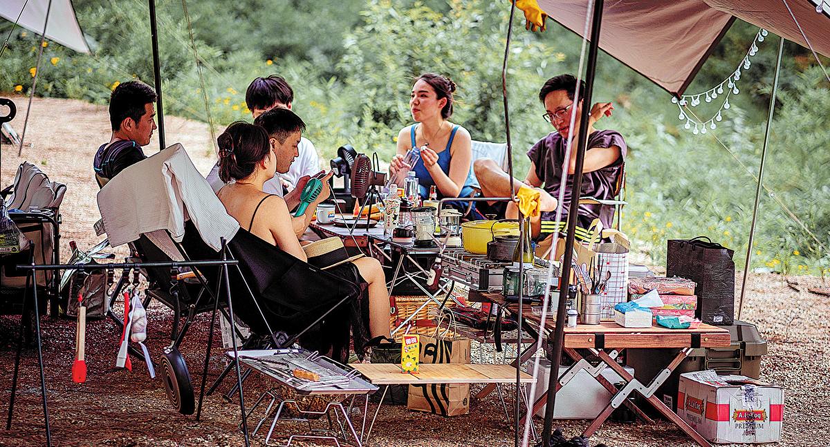 Camping out to get back to nature