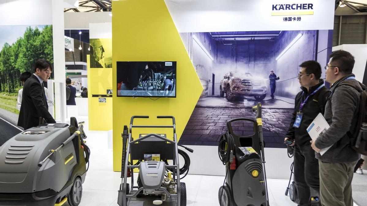 Karcher rides CIIE to offer cleaning solutions