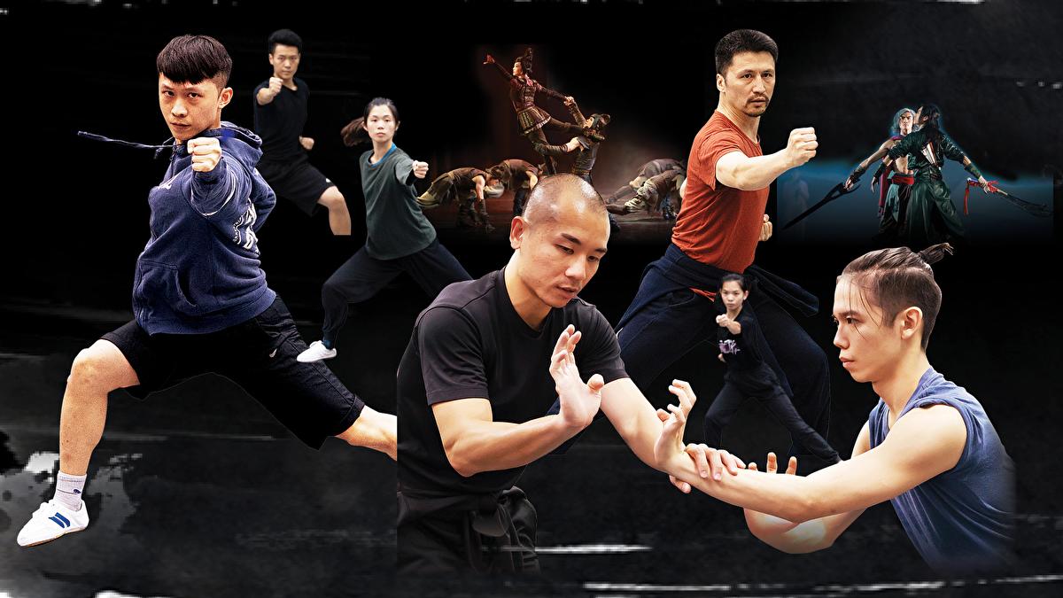 Matching steps with kung fu masters