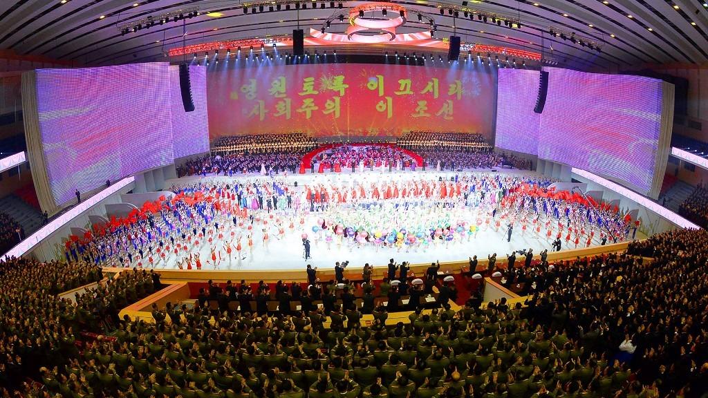 DPRK wraps up party congress with mass art performance