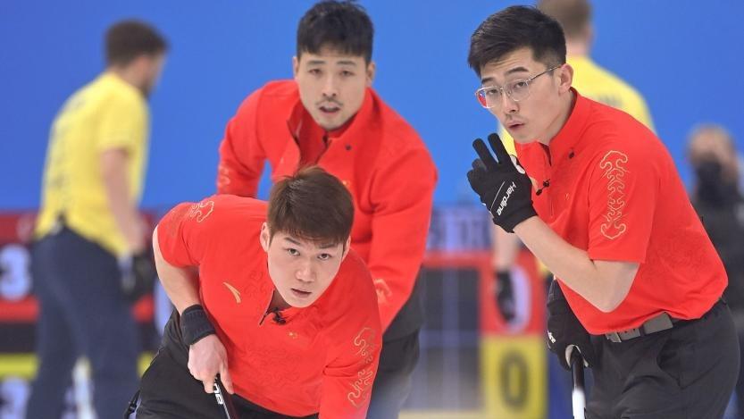 Chinese rookies lose to Sweden in Olympic men's team curling