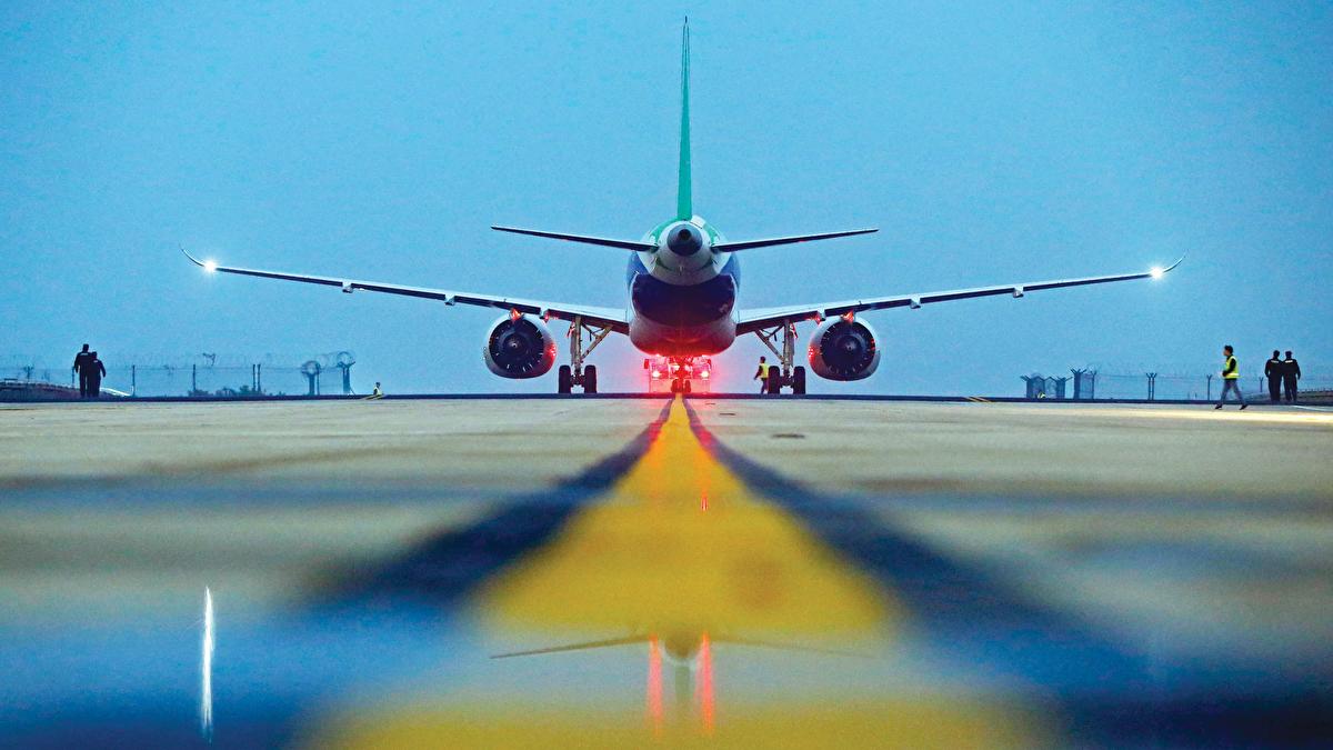 Getting ready for takeoff