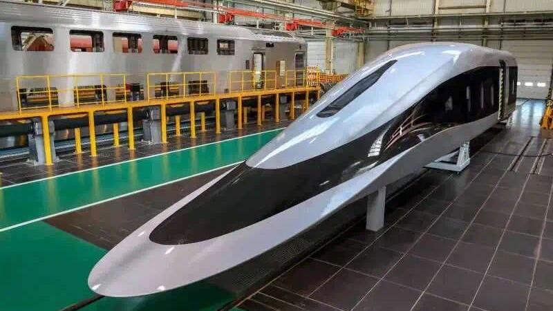 China unveils prototype superfast maglev train