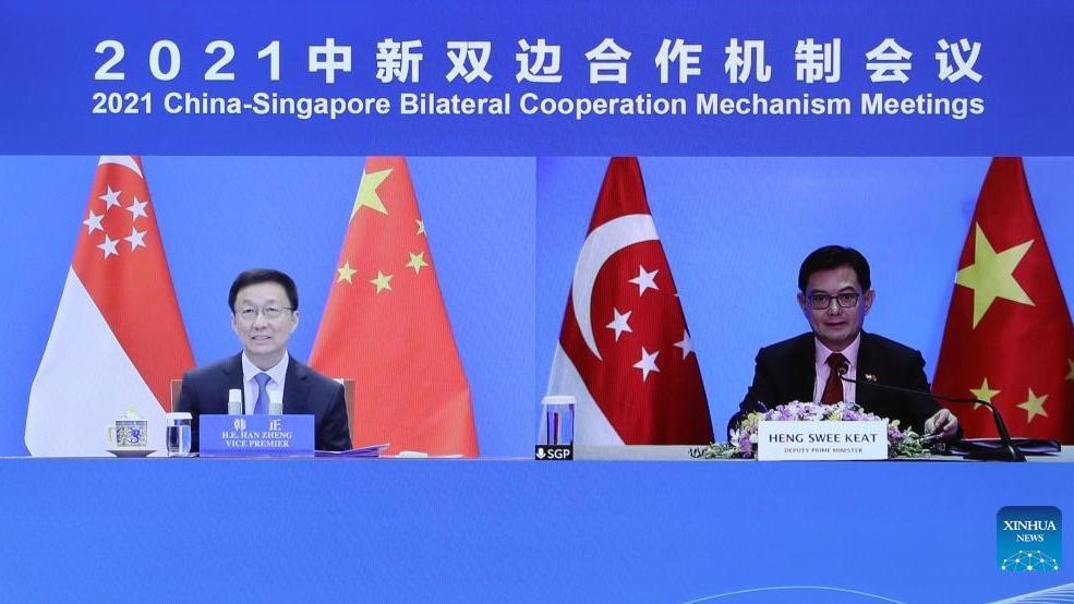 China, Singapore vow to enhance cooperation