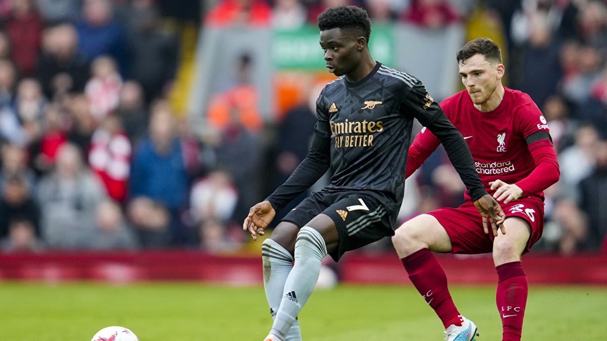 Saka voted England's player of the year again