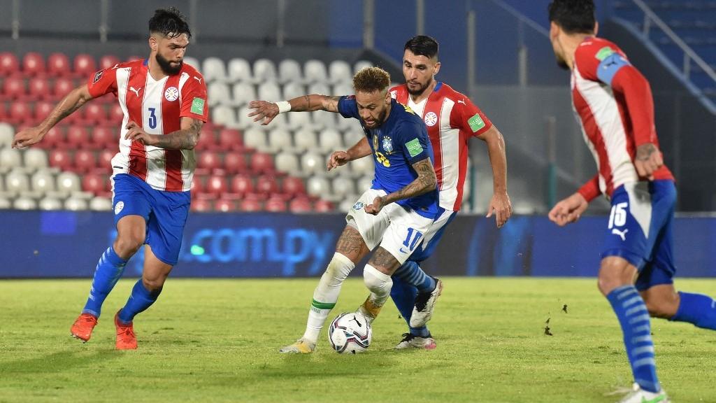 Brazil score early and late to defeat Paraguay 2-0