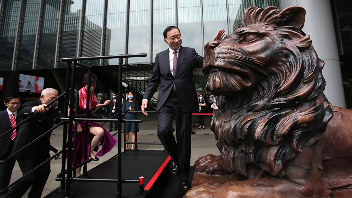 HSBC's iconic lion statues in HK restored to former glory
