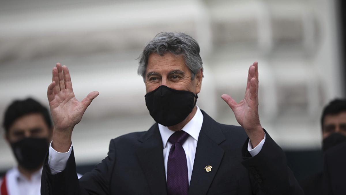 Crisis-hit Peru names centrist lawmaker as 3rd president in a week