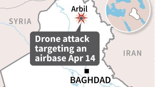 Explosives-laden drone targets US forces at Iraq's Erbil airport