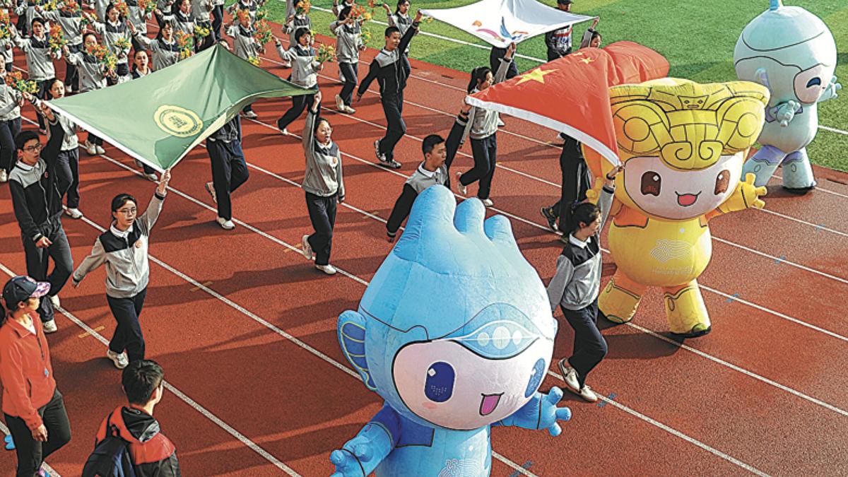 Publicity spreads word of Asian Games in Hangzhou
