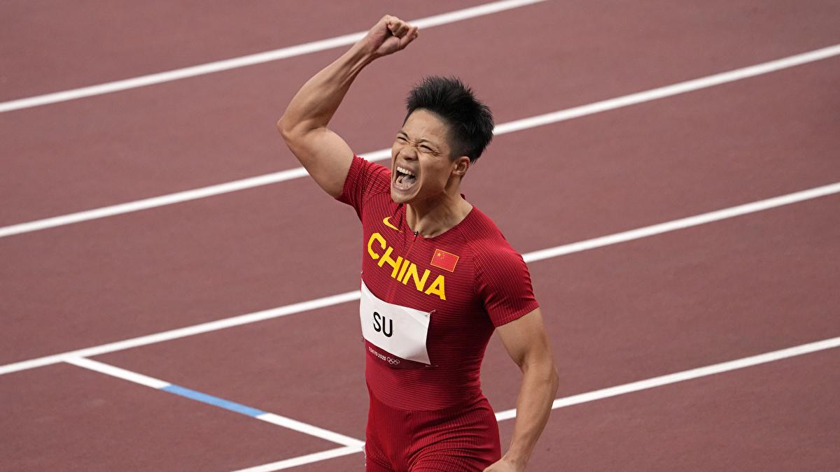 Chinese sprinter makes history at Tokyo Games